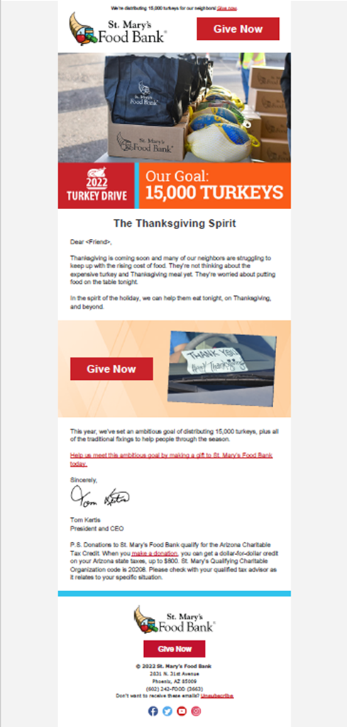 3 examples of how food banks are incorporating micro campaigns