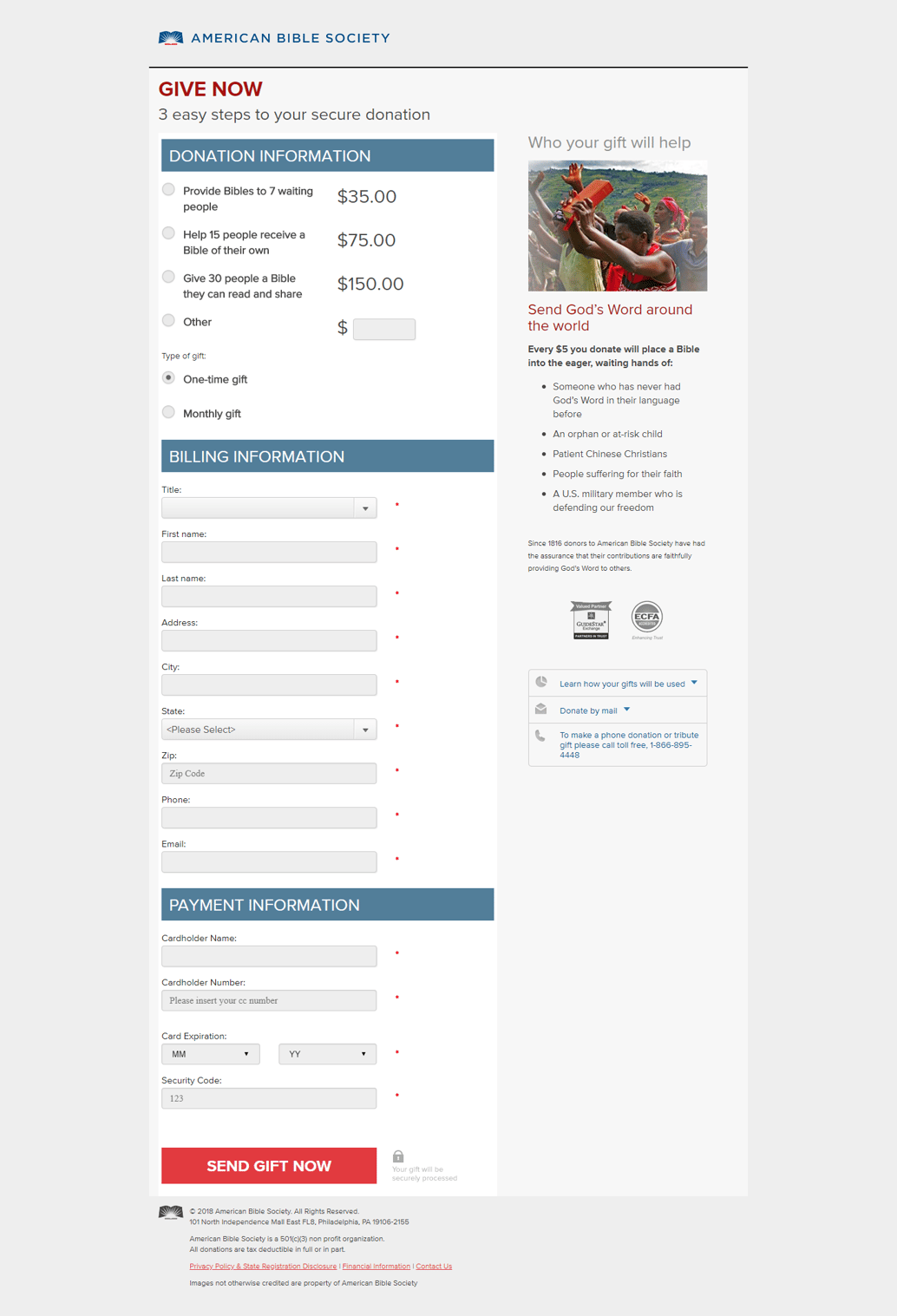 12 donation page designs you’ll want to copy